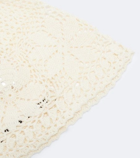 Magda Butrym Crochet Cotton Beanie