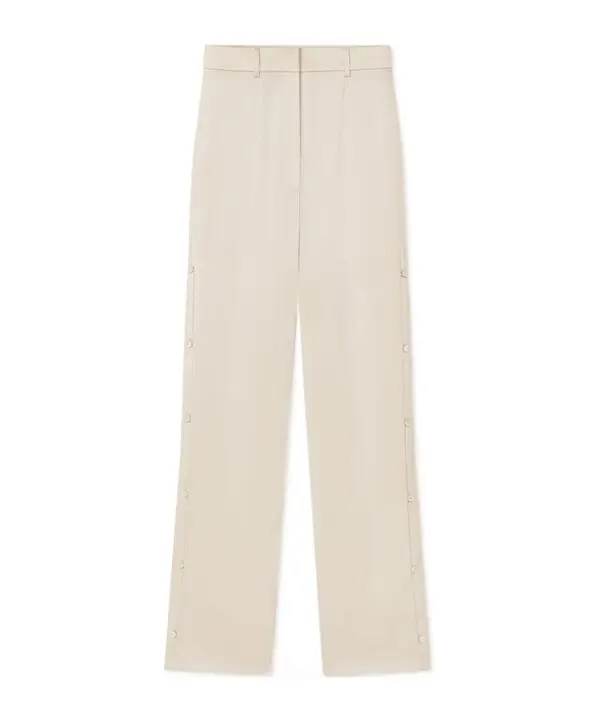 Nanushka Felina Satin Slip Pants - Nude