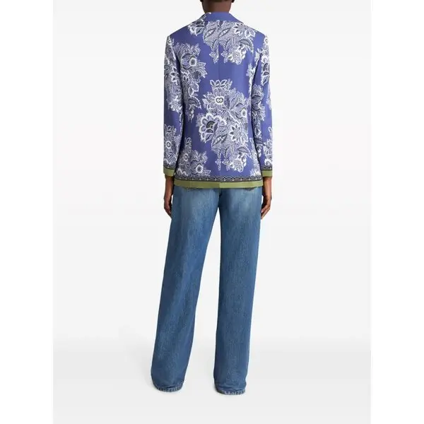 Etro Printed Cady Jacket