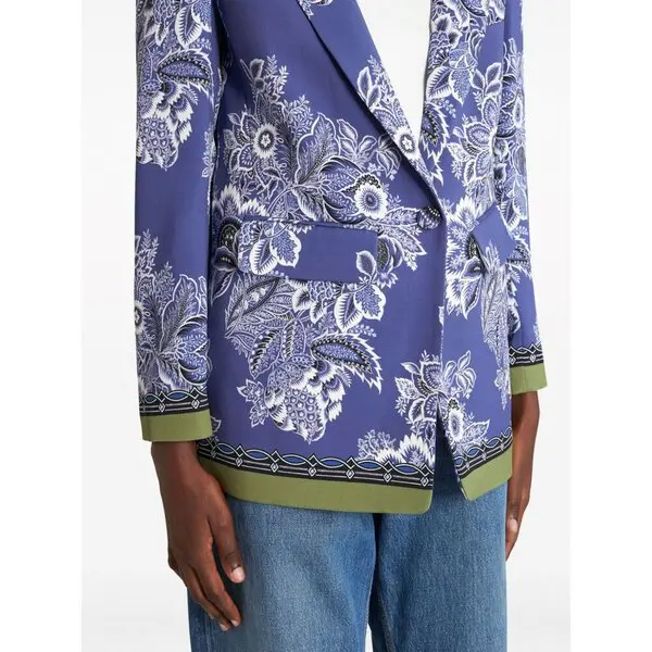 Etro Printed Cady Jacket