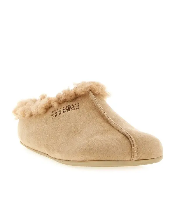 MAISON MARGIELA Numeric Print Slip-on Slippers