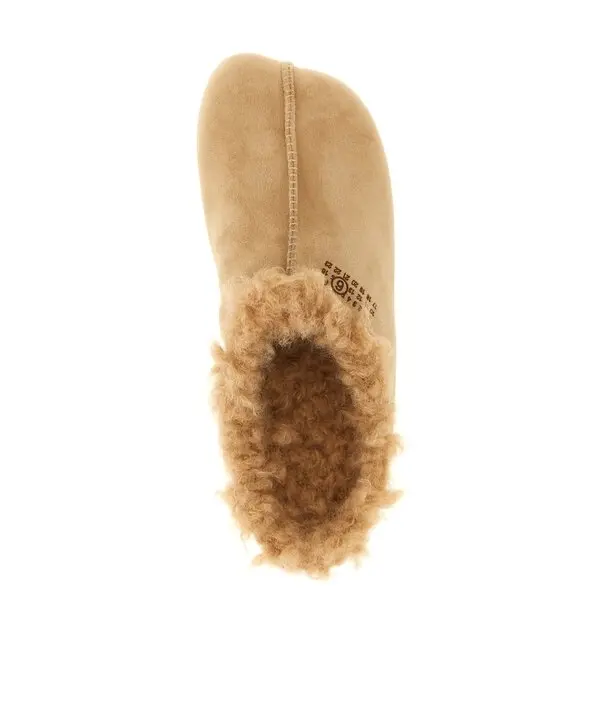 MAISON MARGIELA Numeric Print Slip-on Slippers