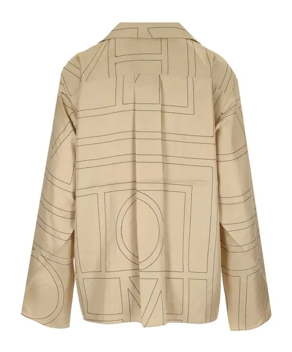 TOTEME Monogram-embroidered Shirt