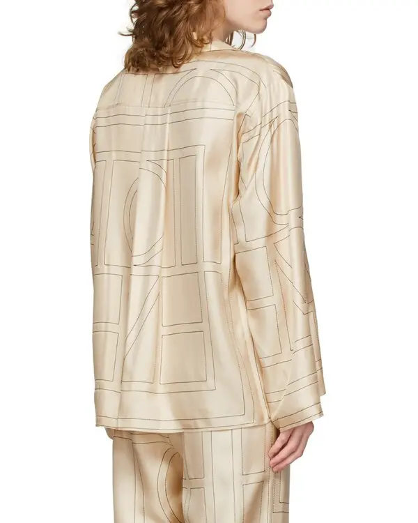 TOTEME Monogram-embroidered Shirt