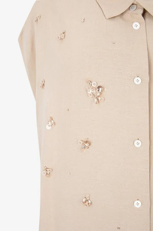 Fabiana Filippi Beaded Blouse Dress