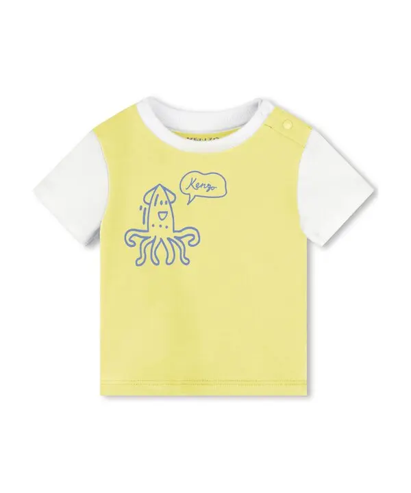 Kenzo Graphic Print T-shirt And Checked Shorts Set