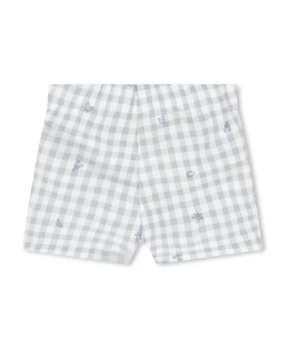 Kenzo Graphic Print T-shirt And Checked Shorts Set