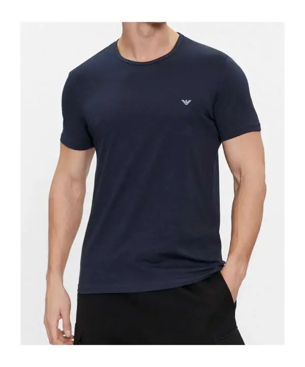 Emporio Armani Round Collar Short-sleeve T-shirt Two-piece Set