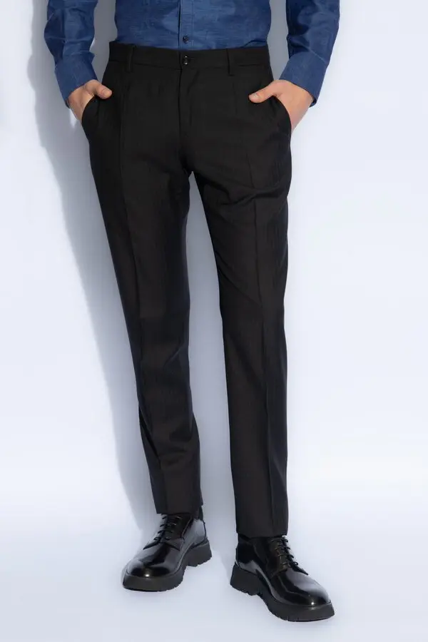 Dolce & Gabbana Tailored Pressed Crease Trousers