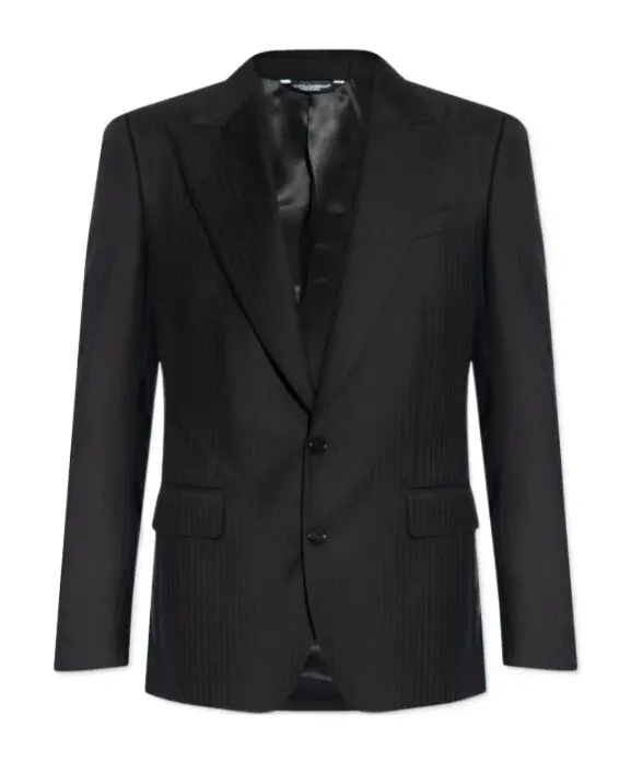 Dolce & Gabbana Dolce Gabbana Herringbone Single-breasted Blazer