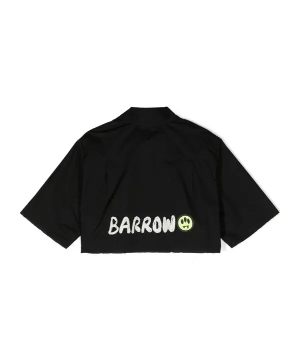 BARROW Logo-print Cotton Shirt