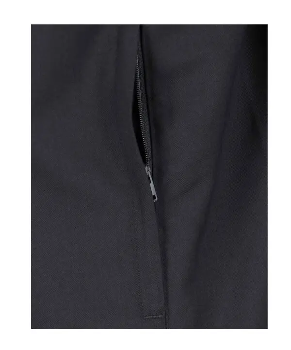 Y3 Logo Printed Zip-up Jacket With Straight Hem