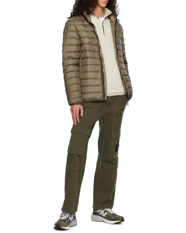 Stone Island Zip Up High Neck Padded Jacket