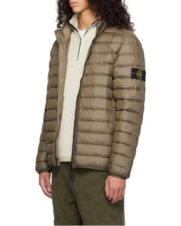 Stone Island Zip Up High Neck Padded Jacket