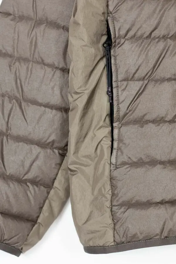 Stone Island Zip Up High Neck Padded Jacket - Walnut Brown