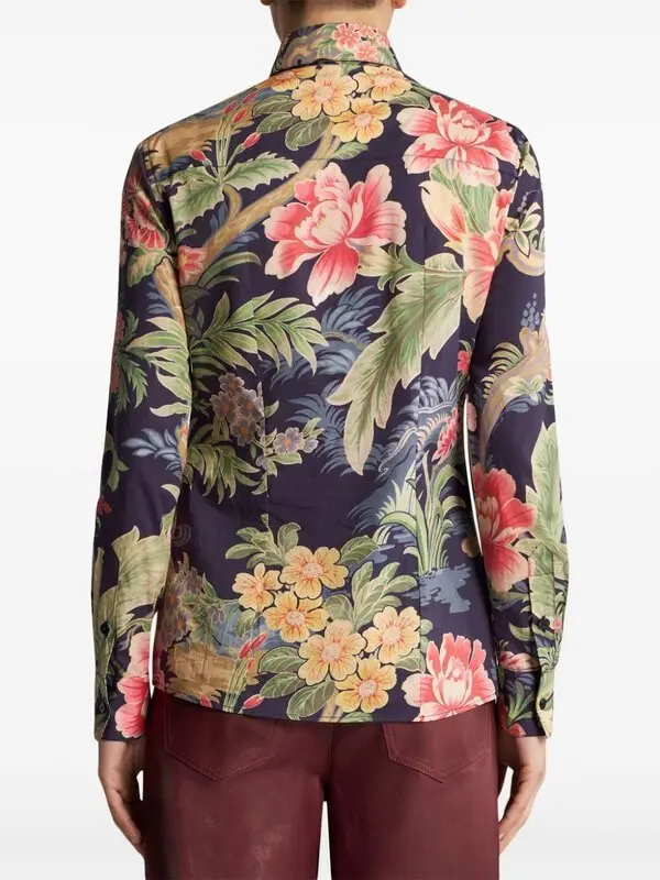 Etro Long-sleeved Printed Shirt
