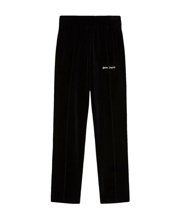 Palm Angels Logo Printed Straight Leg Pants