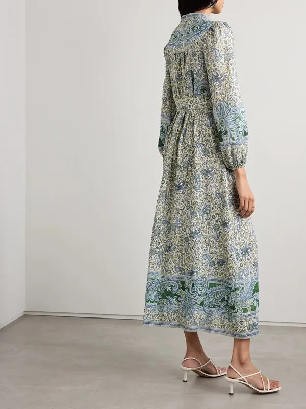 Zimmermann Ottie V-neck Maxi Dress