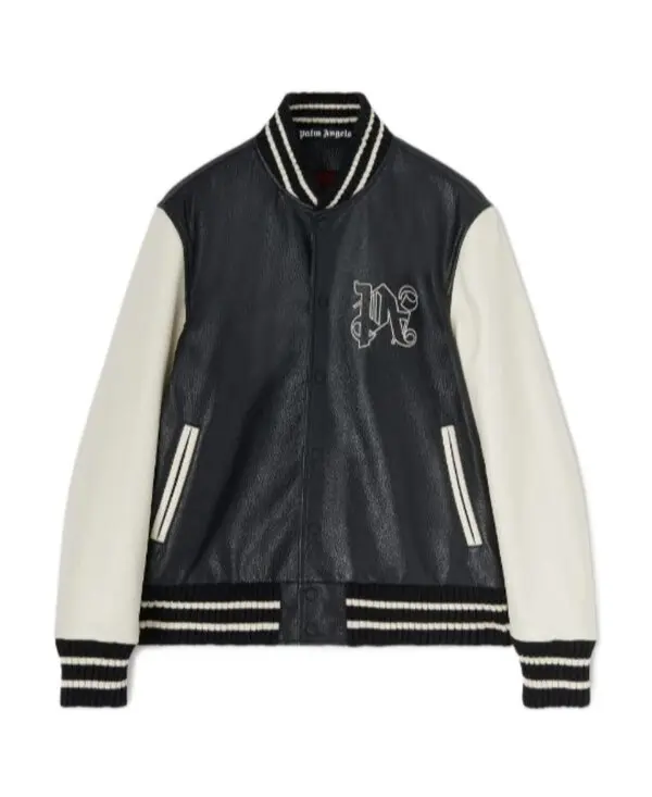 Palm Angels Pa Monogram Bomber Jacket