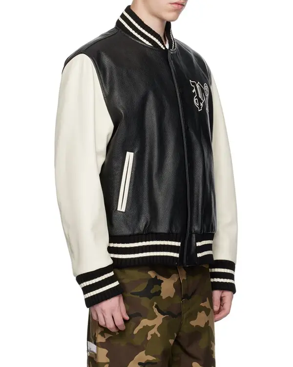 Palm Angels Pa Monogram Bomber Jacket