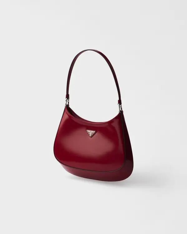 Prada Cleo Brushed Leather Shoulder Bag