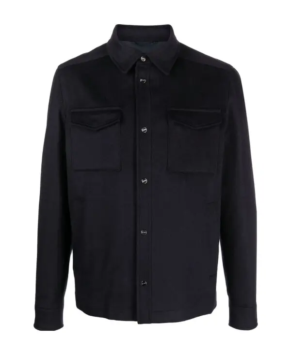 Herno Buttoned Shirt Jacket