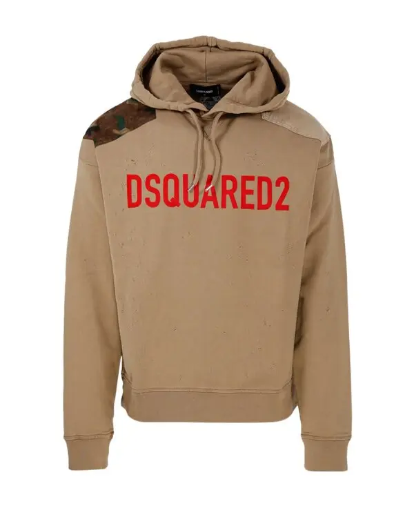Dsquared2 Logo Print Hoodie - Green