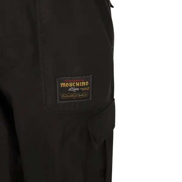 Moschino Logo-patch Cargo Trousers