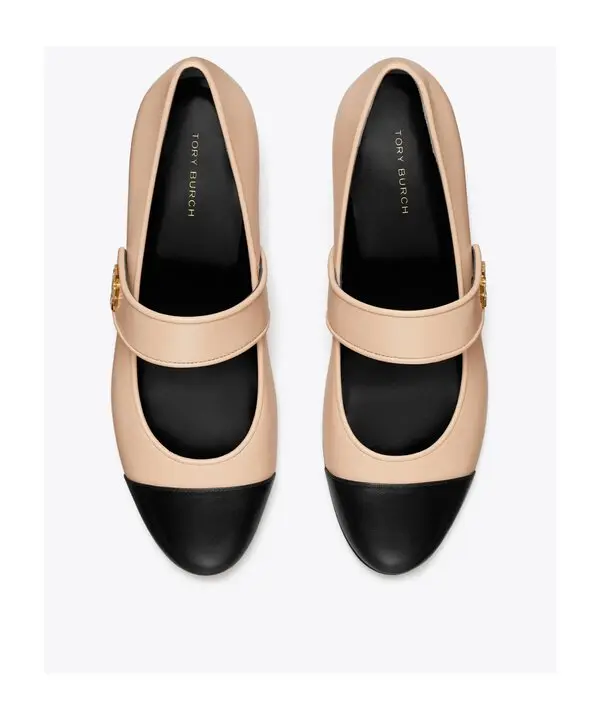 Tory Burch Cap-toe Mary Jane Ballet Flats