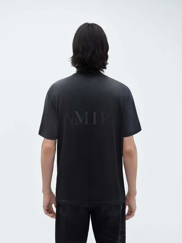 Amiri Logo Printed Crewneck T-shirt