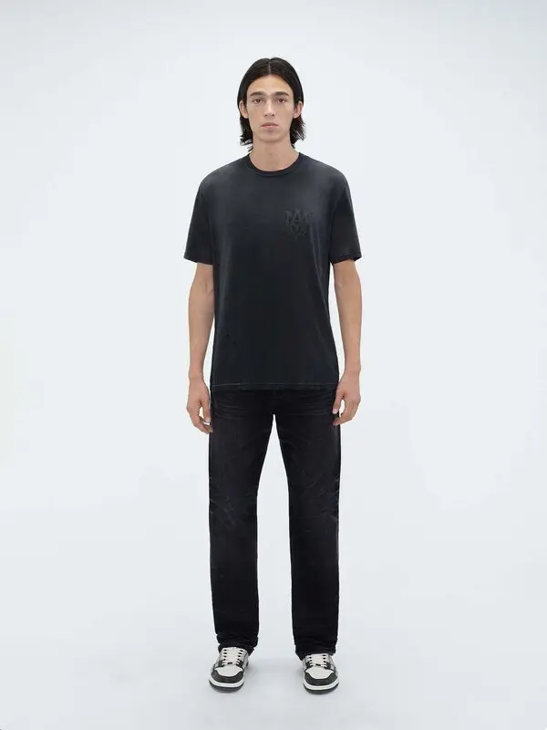 Amiri Logo Printed Crewneck T-shirt