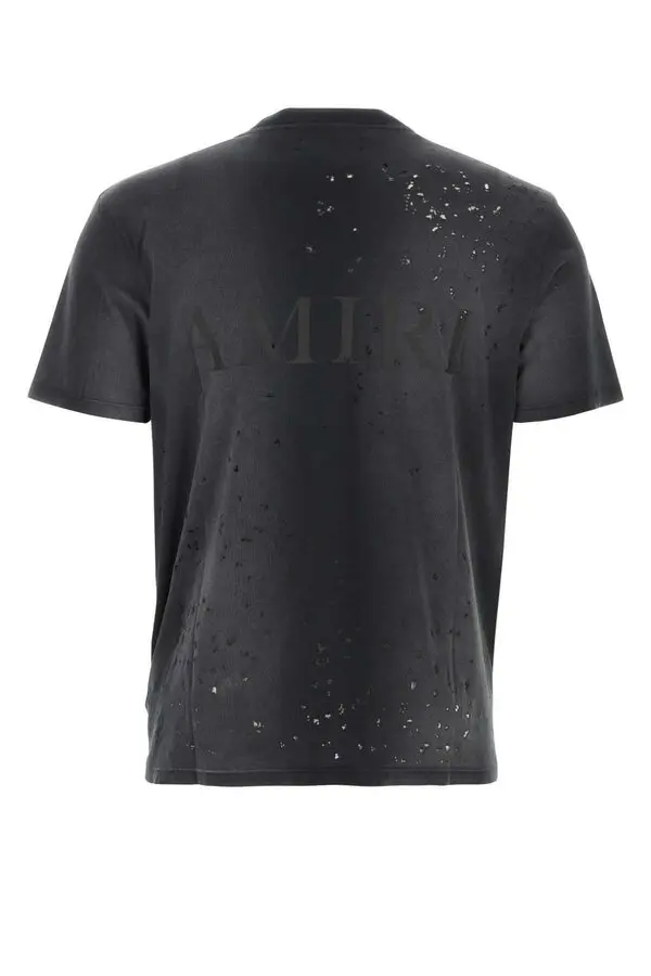 Amiri Logo Printed Crewneck T-shirt