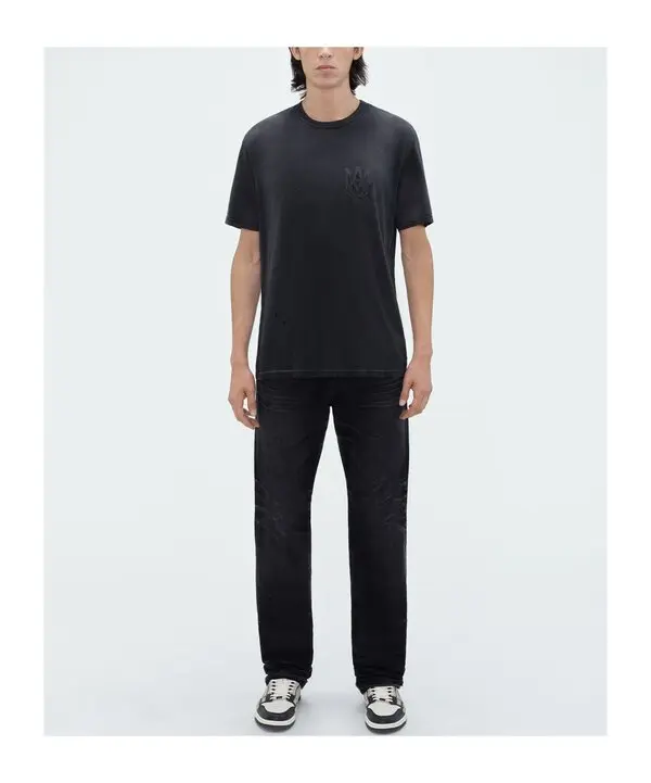 Amiri Logo Printed Crewneck T-shirt