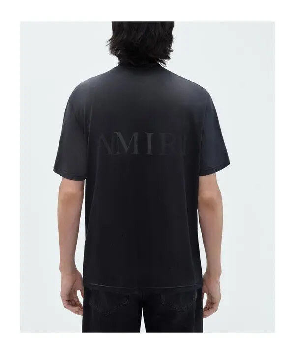 Amiri Logo Printed Crewneck T-shirt