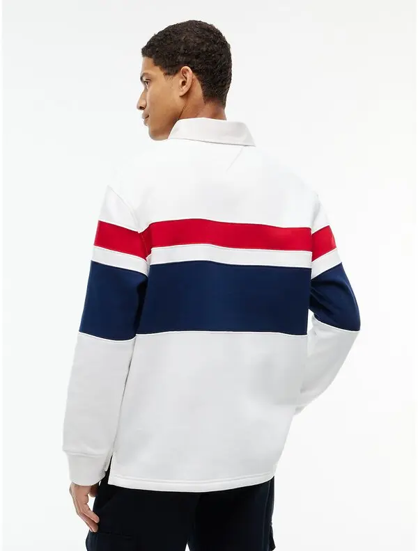 Tommy Hilfiger Brushed-back Fleece Rugby Sweatshirt