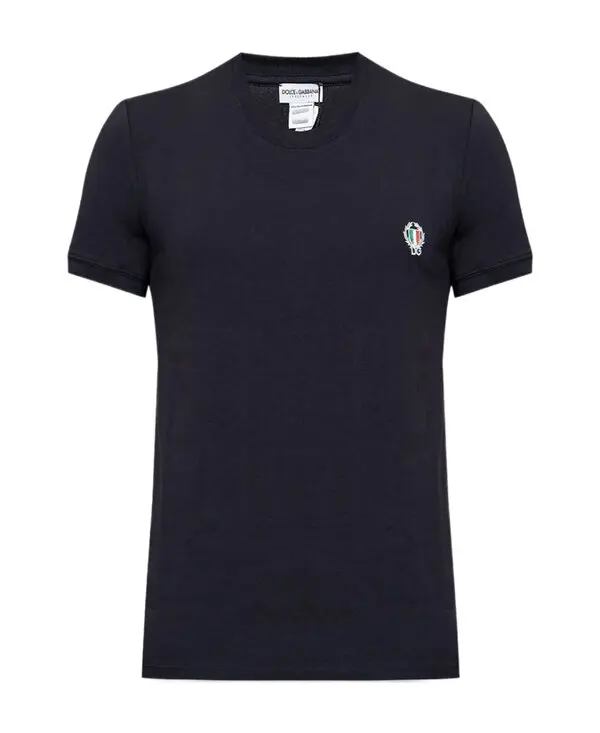 Dolce & Gabbana Dolce Gabbana Logo Embroidered T-shirt