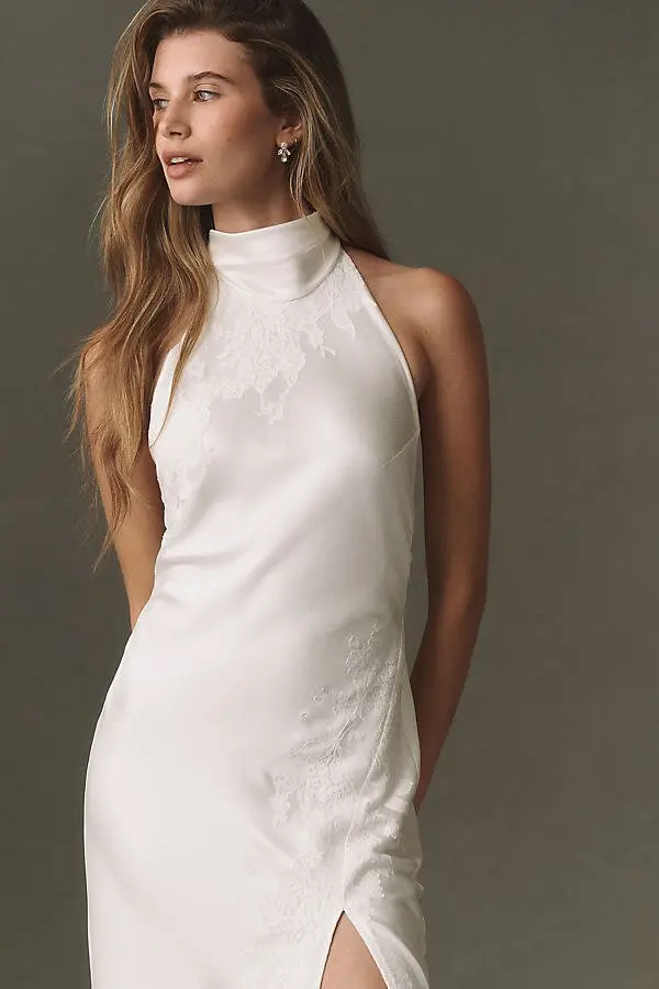 SAU LEE Michelle Halter Gown