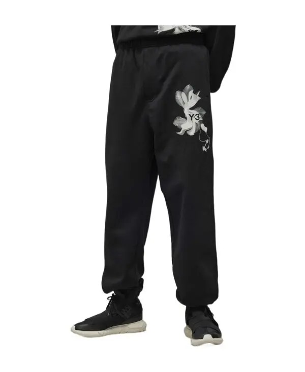 Y3 Graphic-printed Trousers