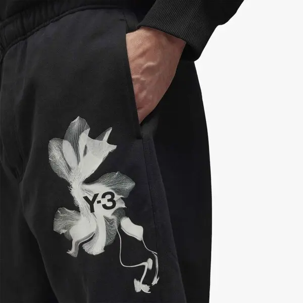 Y3 Graphic-printed Trousers