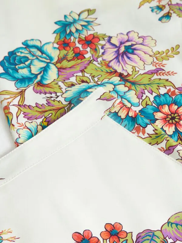 Etro Floral-printed High Waist Flared Trousers
