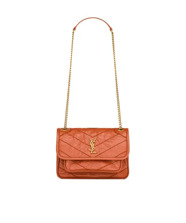 Saint Laurent Niki Mini Vintage Leather Shoulder Bag