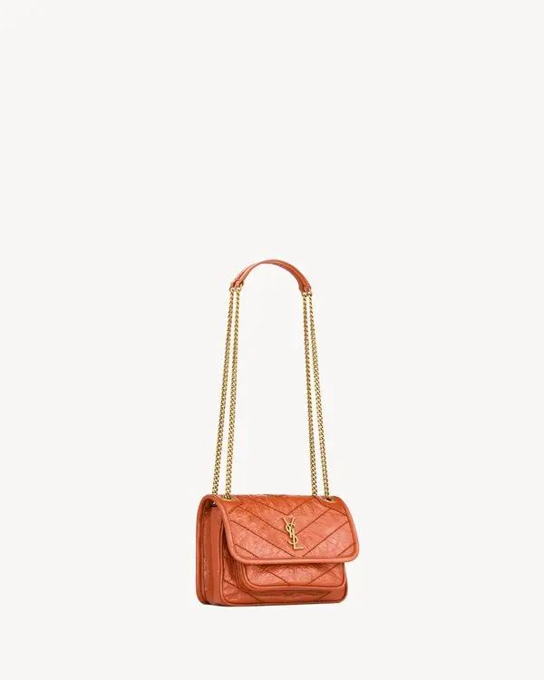 Saint Laurent Niki Mini Vintage Leather Shoulder Bag