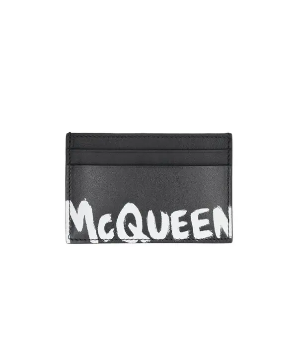 Alexander McQueen Logo Printed Cardholder