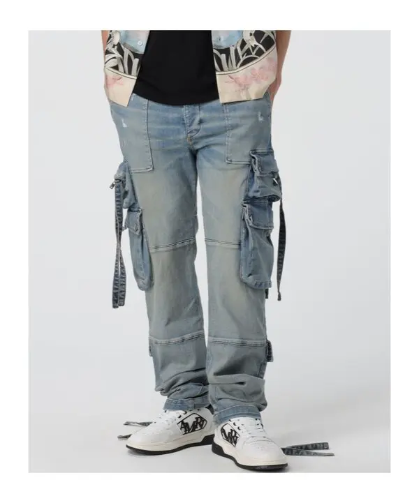 Amiri Distressed Cargo Jeans