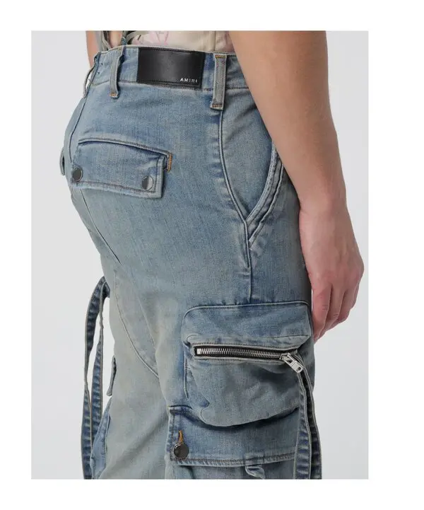 Amiri Distressed Cargo Jeans