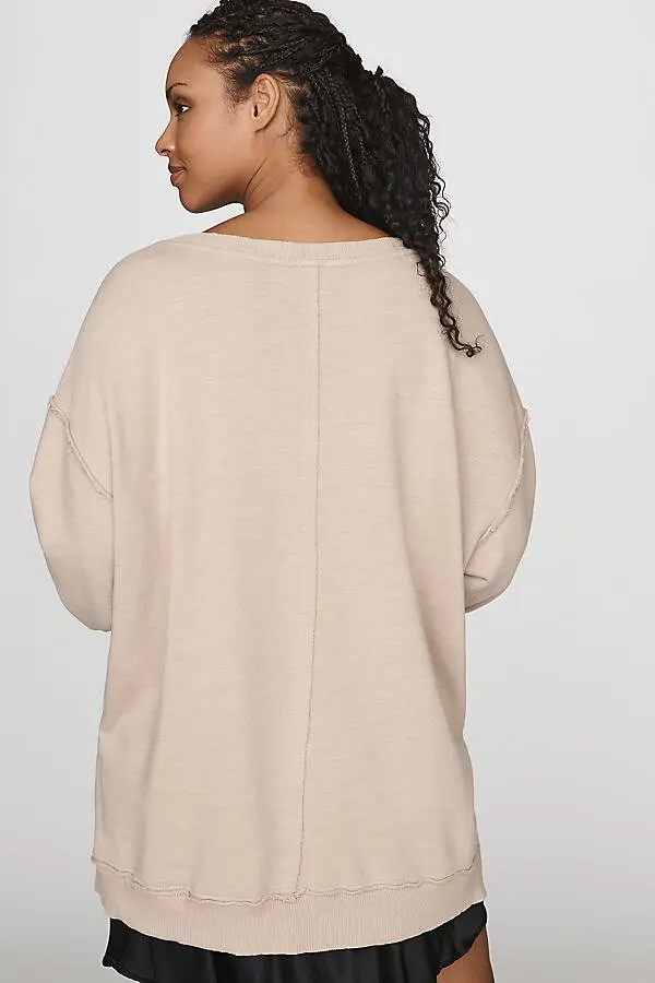 PILCRO Cotton V-neck Side-tie Top