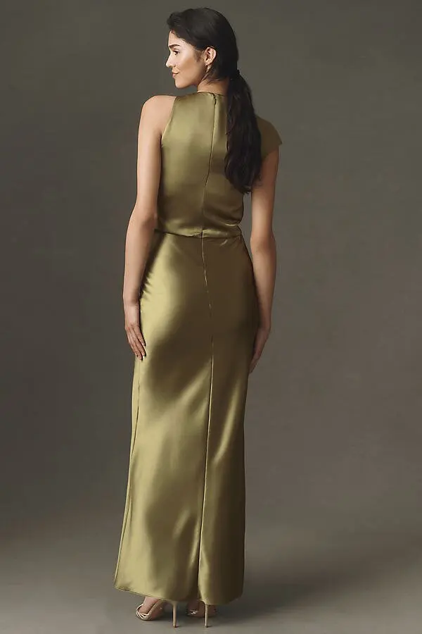 MARE MARE Cowl Neck Maxi Dress