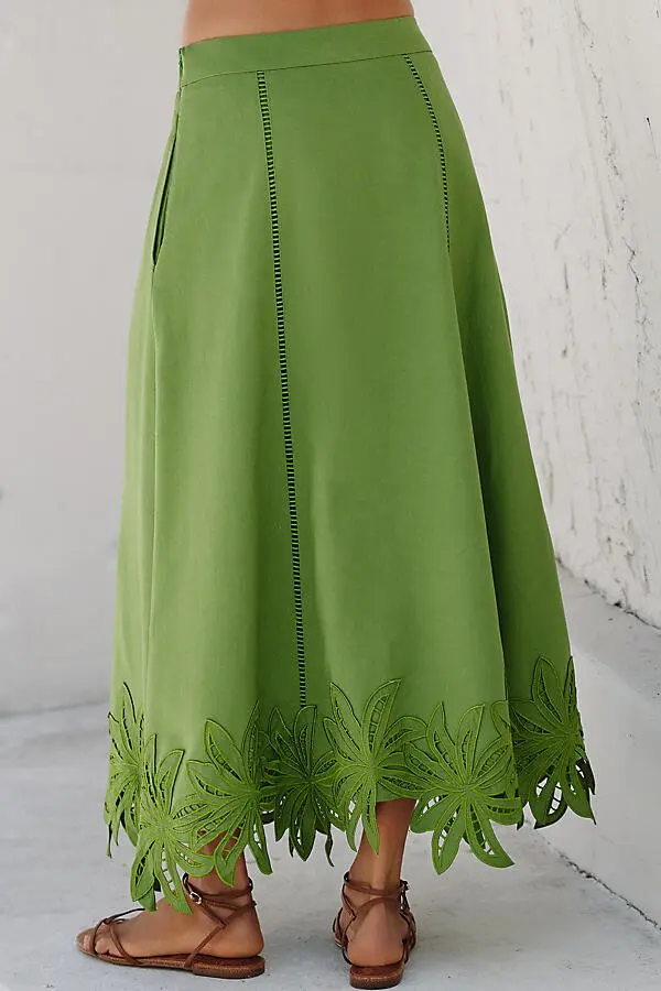 English Factory Palm Tree Skirt