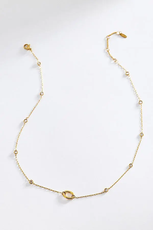 Anthropologie Dainty Chain Necklace - Gold