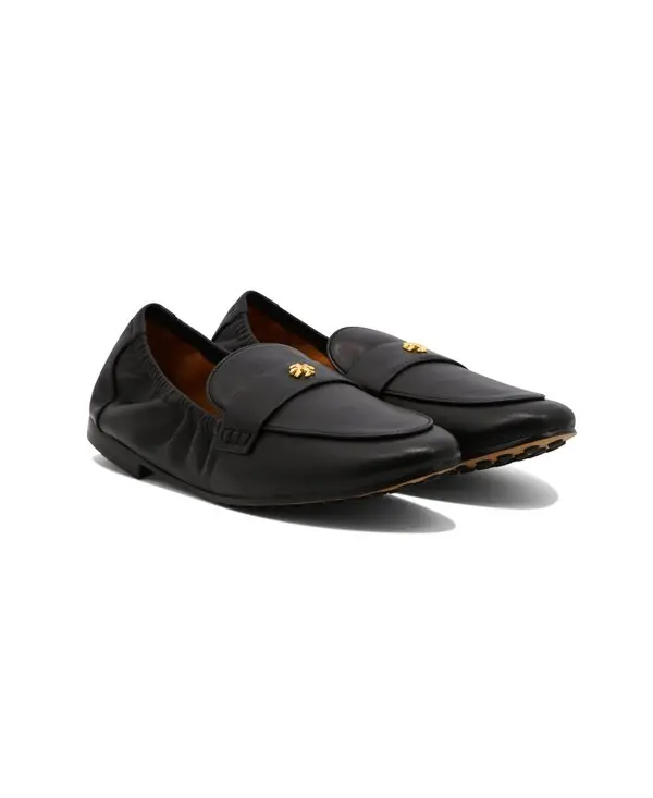 Tory Burch Logo Plaque Slip-on Ballet Loafers